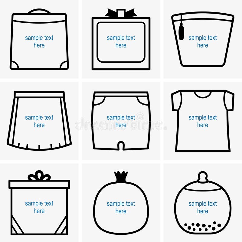 Clothe frame stock vector. Illustration of border, pomegranate - 55512877