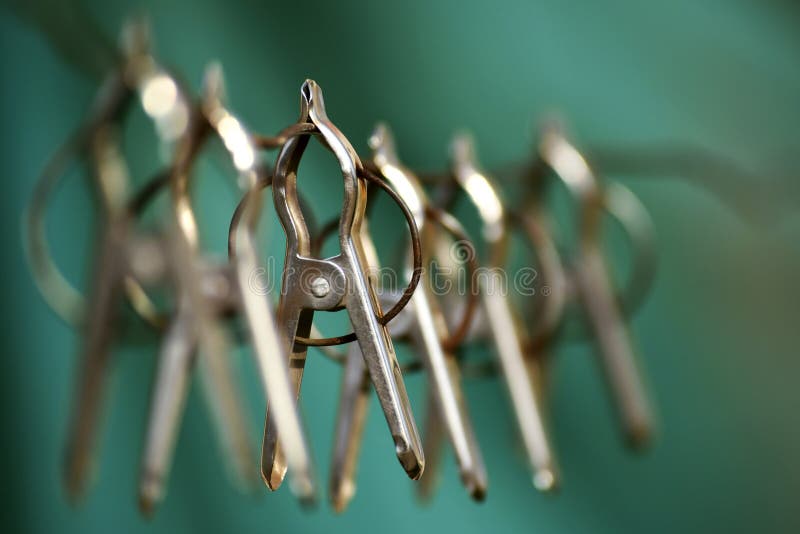 Clothe pins stock photo. Image of housework, green, clothesline - 93145666