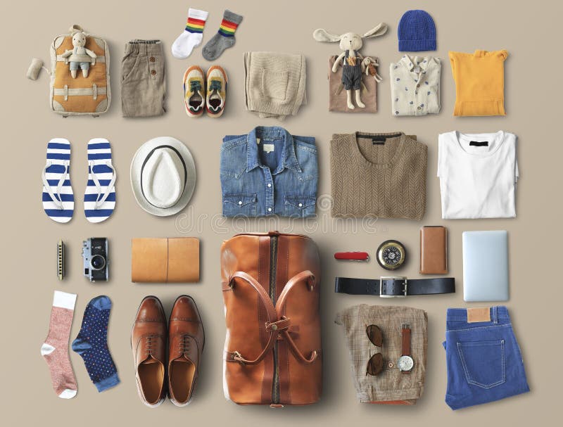 Clothes and Accessory Concept Stock Photo - Image of jeans, casual ...