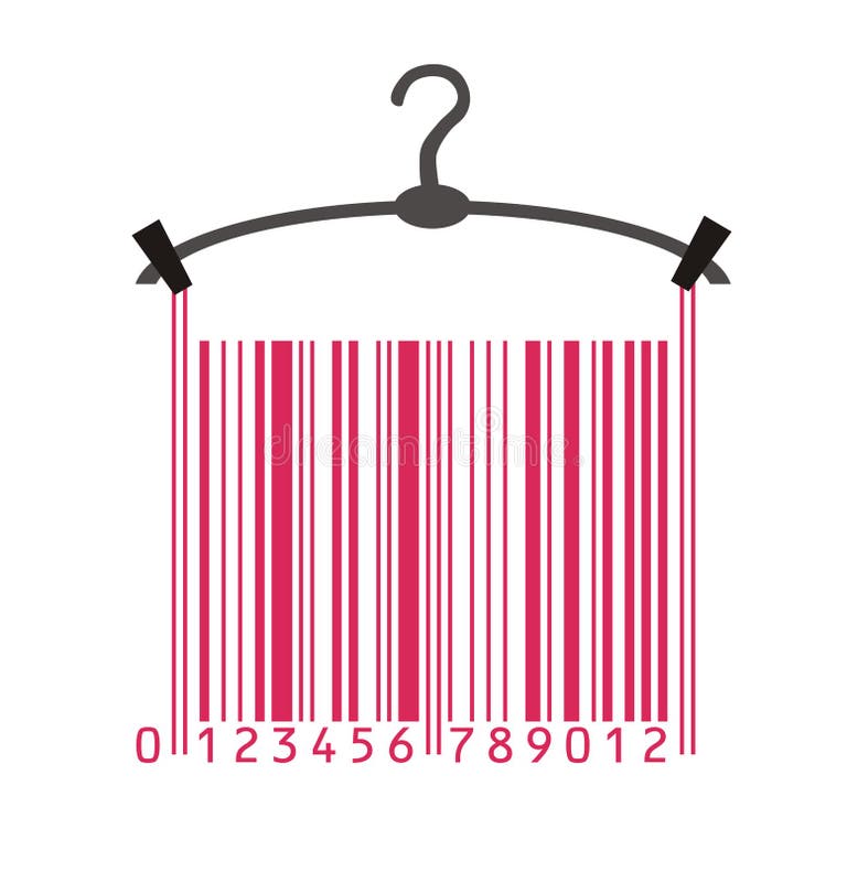 Barcode Clothes Stock Illustrations – 364 Barcode Clothes Stock ...