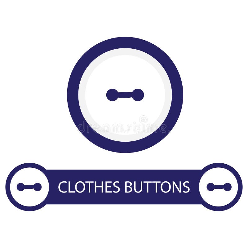 Clothes Buttons Logo Vector Free Stock Vector - Illustration of button ...