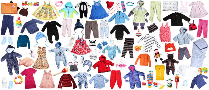 Clothes for Children Background Stock Photo - Image of child, clothes ...