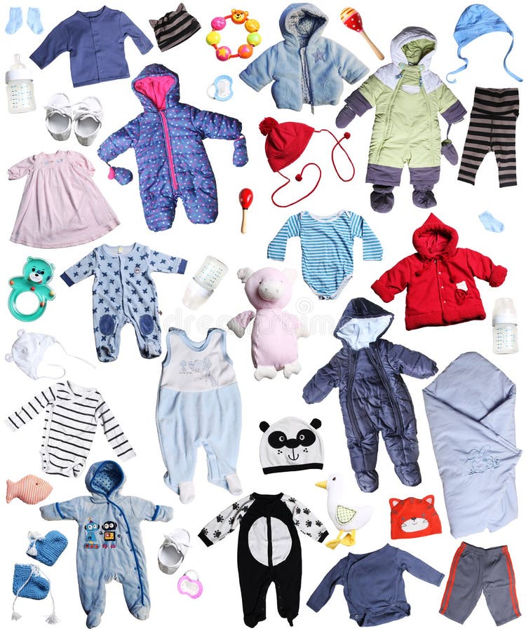 Children clothes stock image. Image of center, background - 17386715