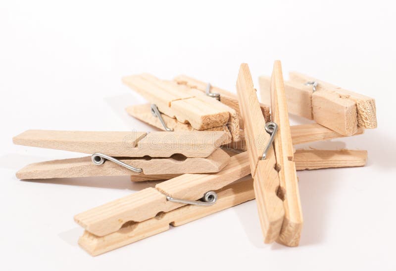 Clothes Clips in a Variety of Colors on a Black Background Stock Image ...