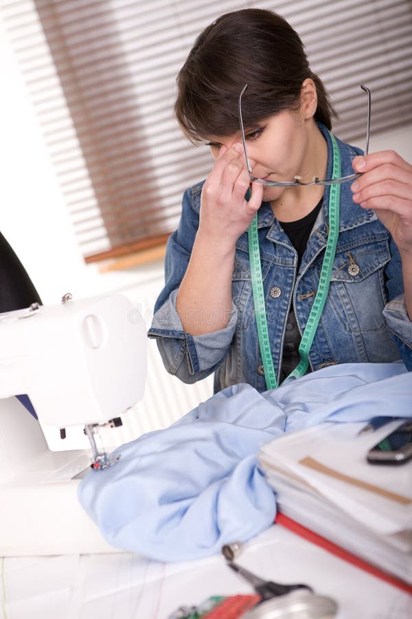 Clothes designer stock image. Image of light, indoor - 19001071