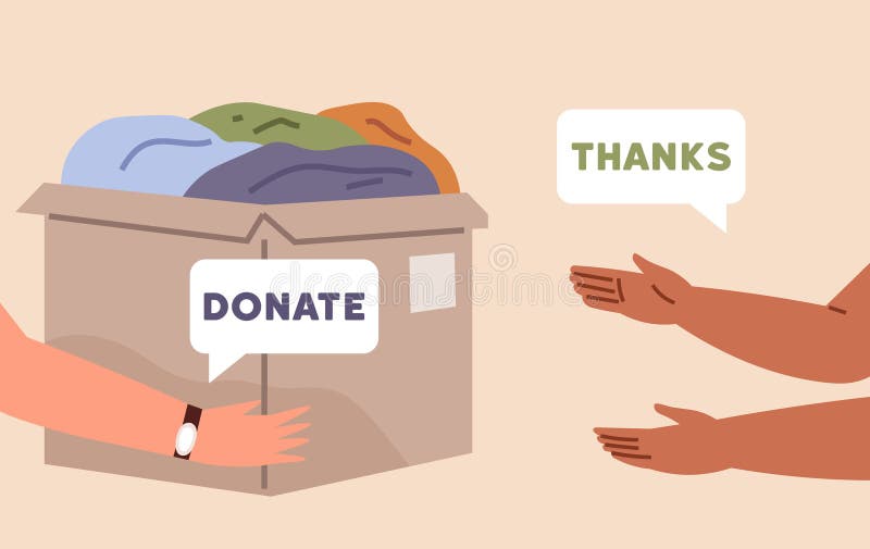 Clothes Donation. Giving Clothes To Charity Supports those in Need ...