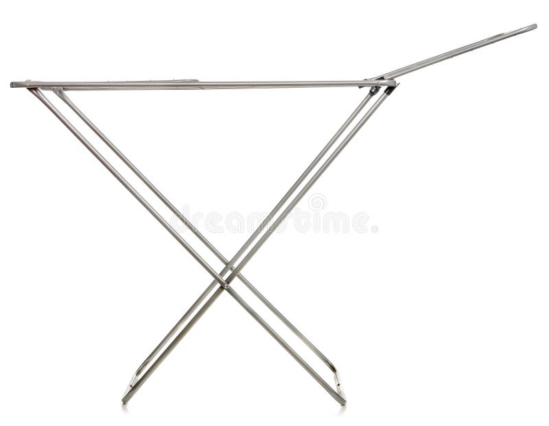 The clothes drying rack stock image. Image of empty - 134719387