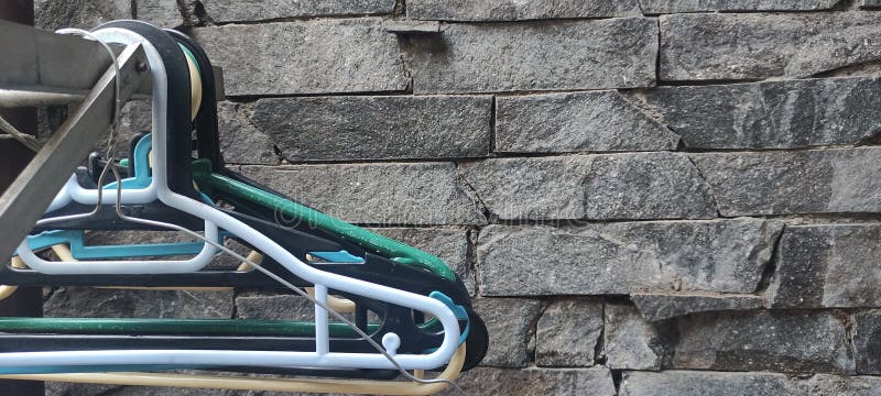 Clothes Hanger, Clothesline, Plastic Hanger, Wire Hanger Stock Photo ...
