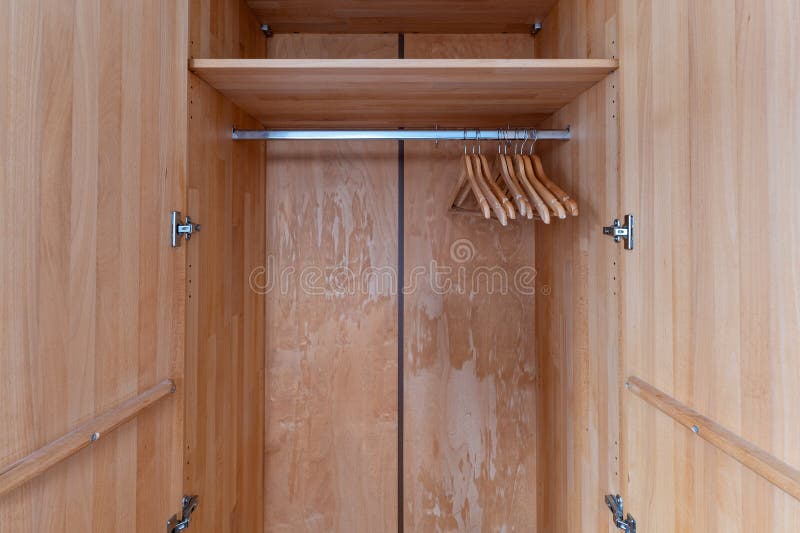 Empty wardrobe stock photo. Image of space, empty, cabinet - 350488498