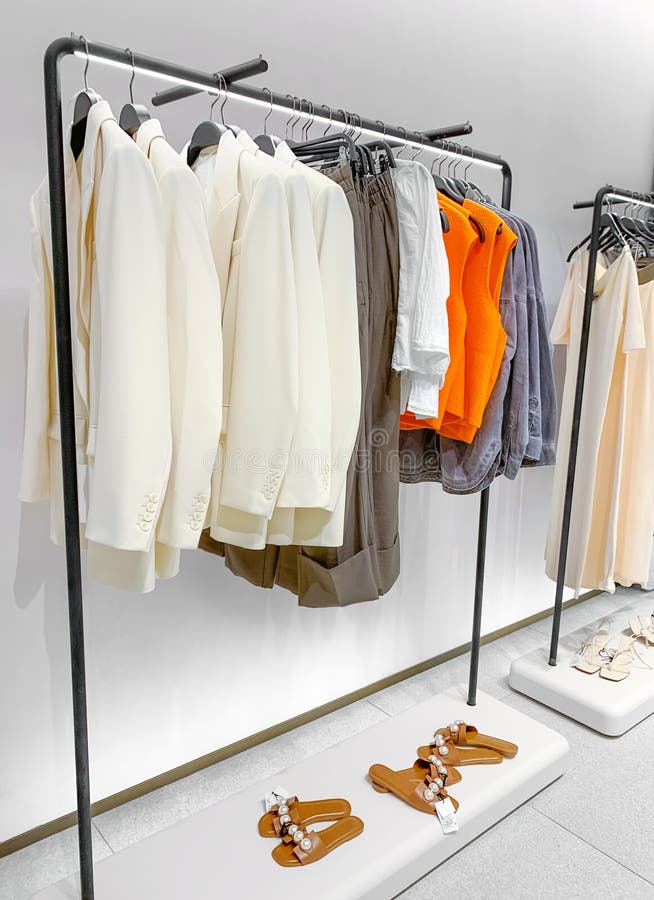 Clothes stock photo. Image of front, hanger, design - 215769458