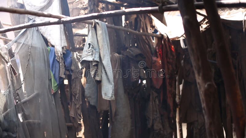 Clothes Hanging from Clothing Racks in Fashion Store Stock Video ...