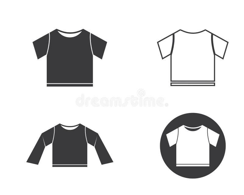 Clothes Icon Logo Vector Illustration Stock Vector - Illustration of ...