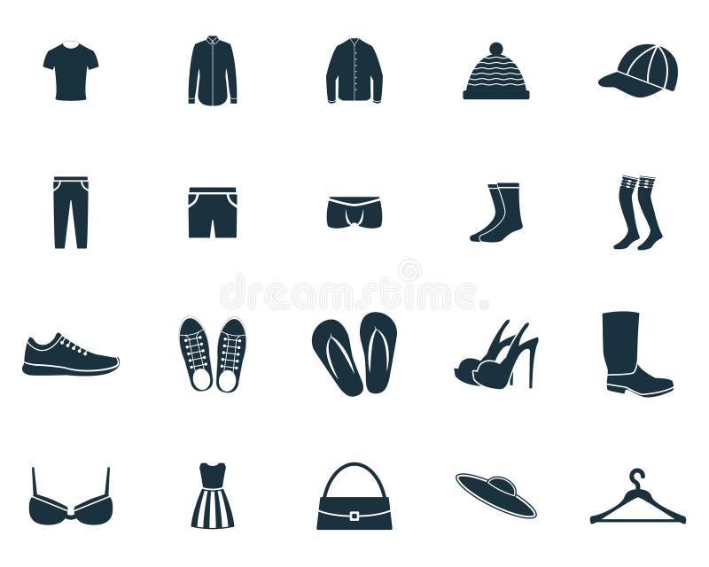 Clothes Icons Set. Premium Quality Symbol Collection. Clothes Icon Set ... Clothes Icons Set. Premium Quality Symbol Collection. Clothes Icon Set ...