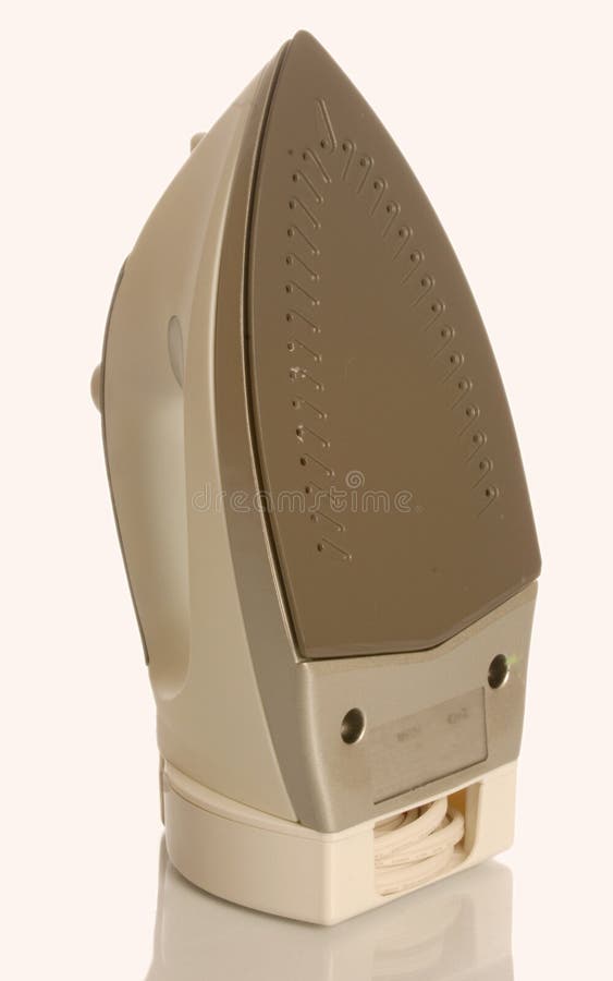 Clothes Iron and Ironing Board Stock Image - Image of board, pattern ...