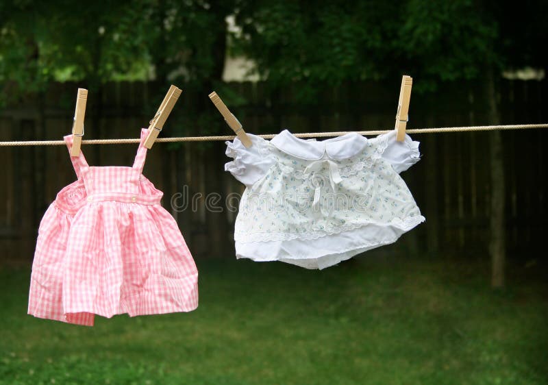 Clothes line stock photo. Image of little, line, small - 2836654