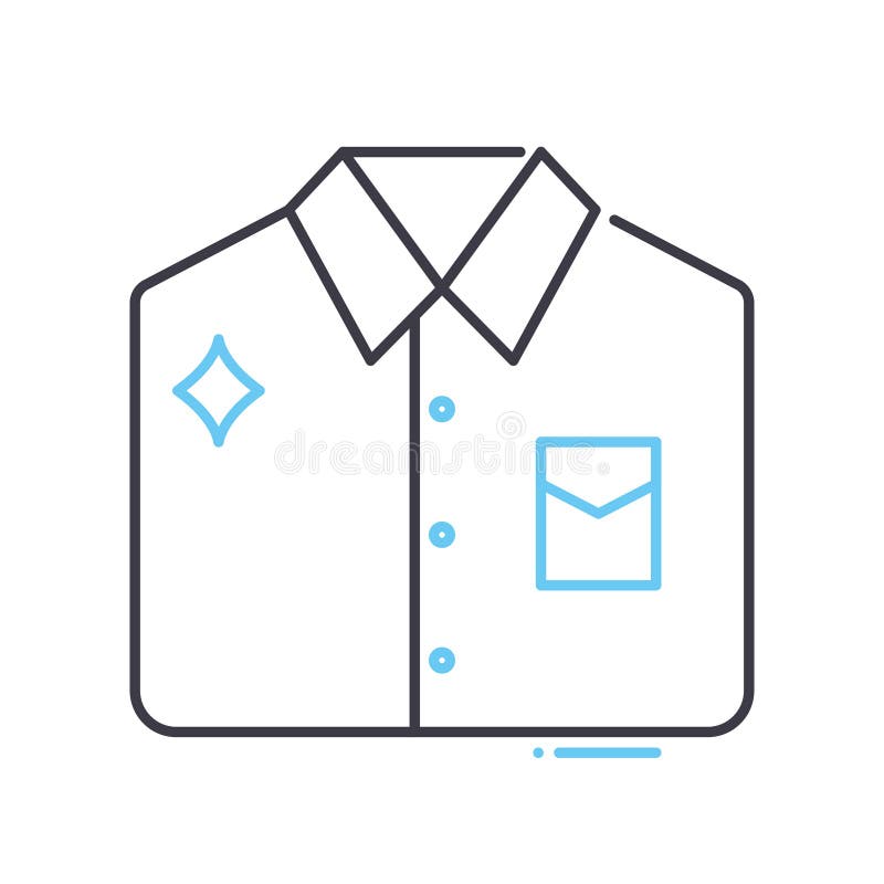 Clothes Line Icon, Outline Symbol, Vector Illustration, Concept Sign ...