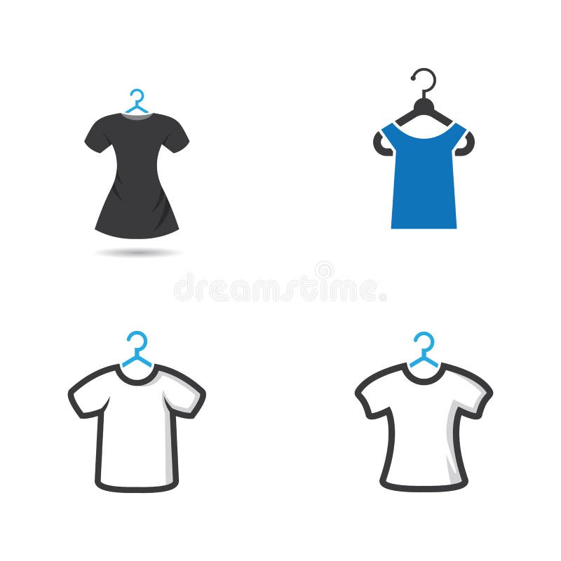 Clothes Logo Template Vector Icon Stock Vector - Illustration of hobby ...