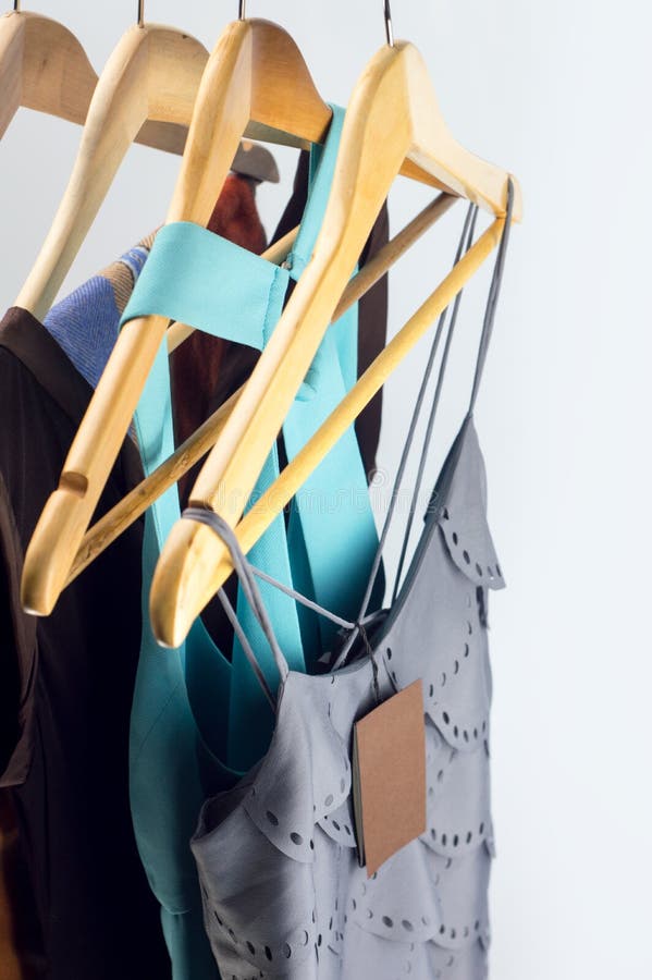 Clothes on offer stock image. Image of hand, label, shopping - 41392051