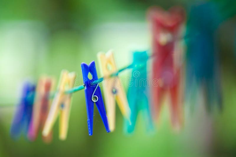 Clothes peg stock image. Image of rope, hold, spring - 31674887