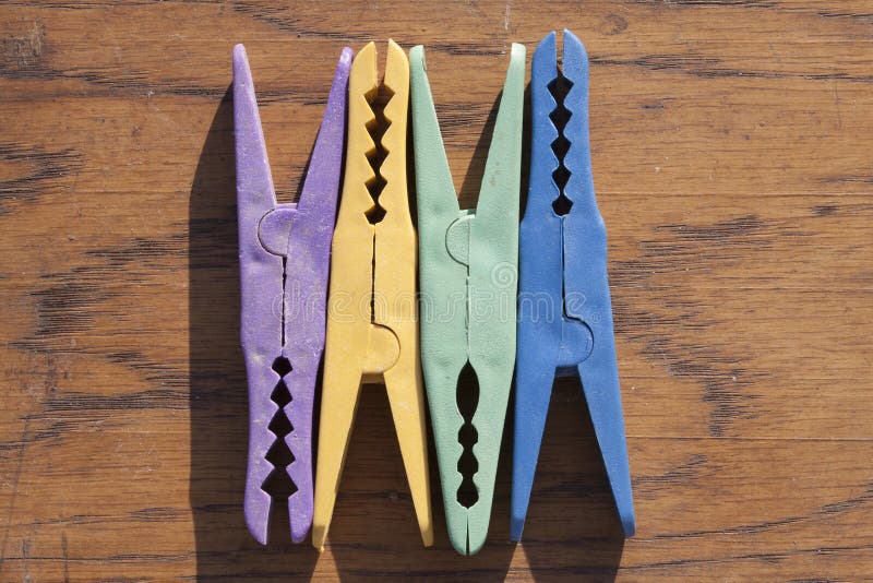 Clothes-peg stock photo. Image of brown, yellow, purple - 64075464