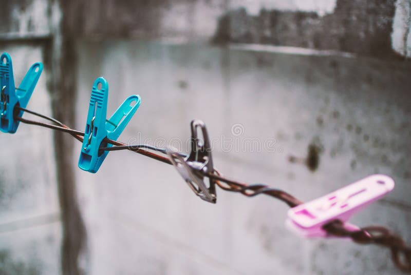 Clothes Peg with Soft Light Stock Photo - Image of pink, object: 75610104