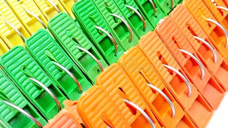 Clothes Pegs Sets, Sets of Multi Color Plastic Clothes Pins or Laundry ...