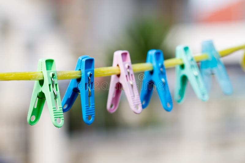 Clothes pin clip stock image. Image of distinct, colour - 21828147