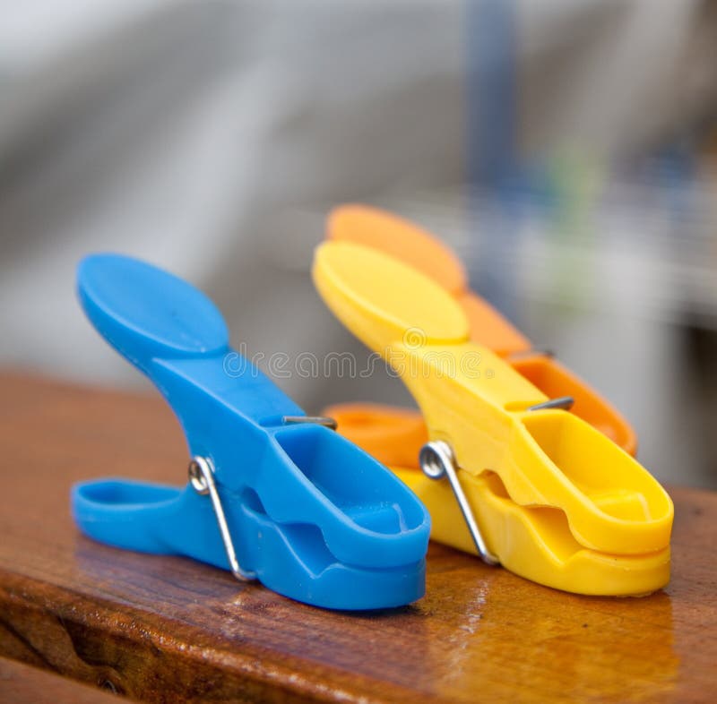 Clothes pins stock photo. Image of orange, laundry, clothespin - 14790314