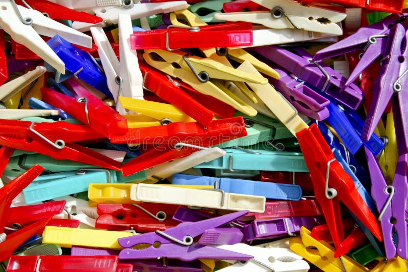 Clothes pins stock image. Image of dryer, laundry, giant - 5564921