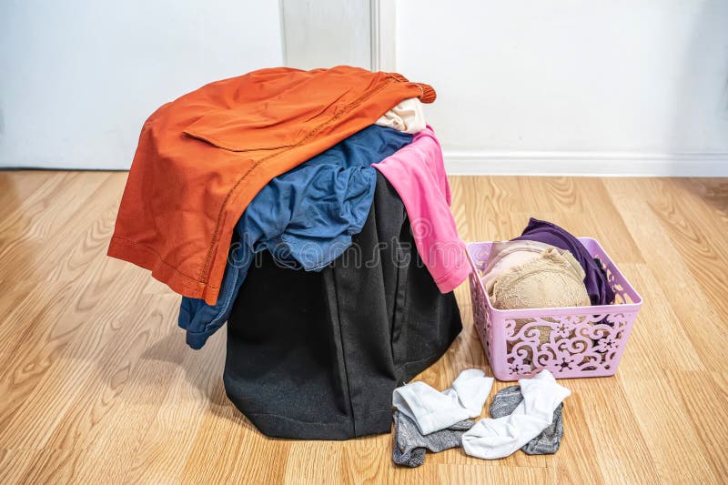 Underwear and Prepared Clothes Lying on Drawer Stock Photo - Image of ...