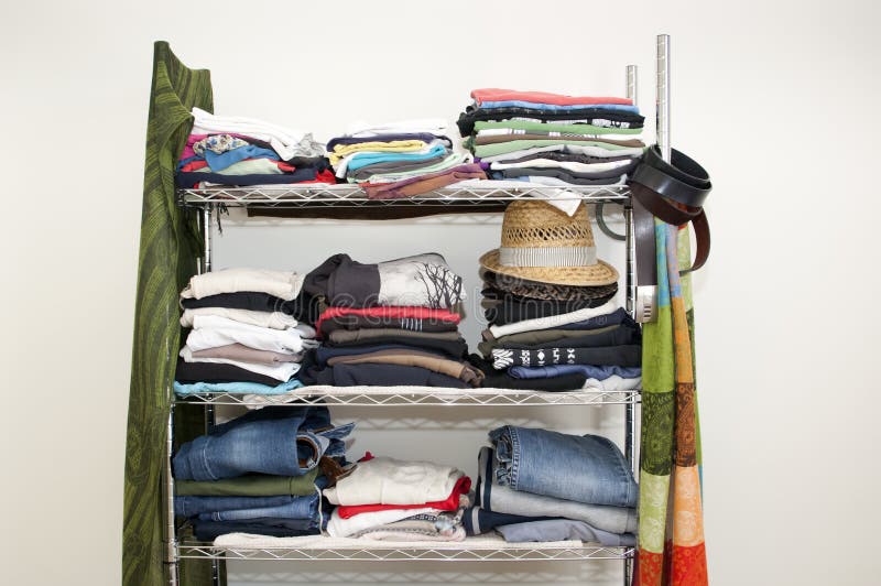 Clothes Rack Wardrobe stock image. Image of female, house - 27701385