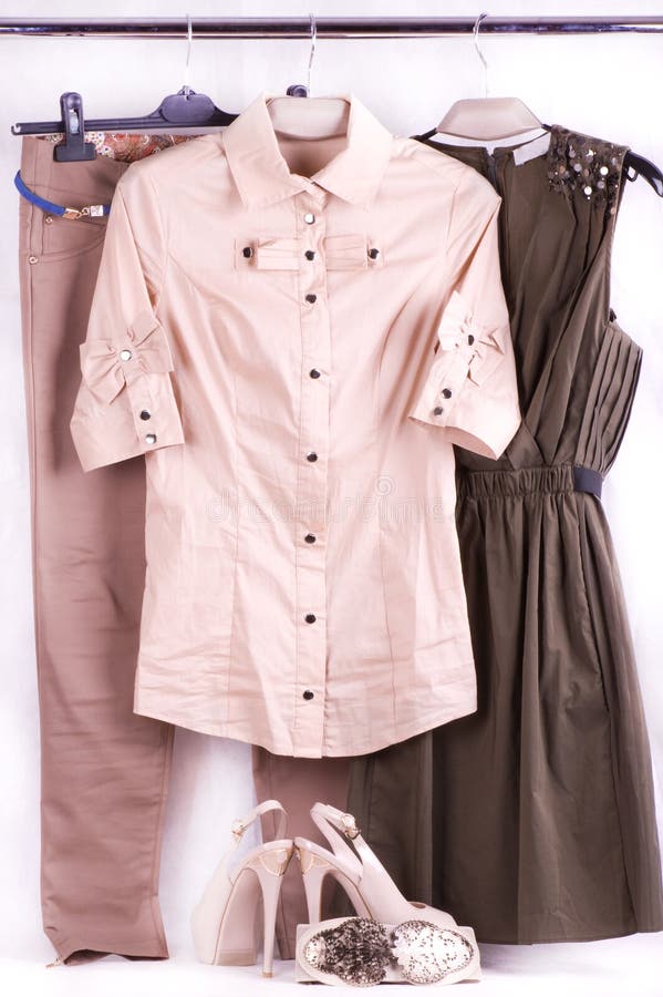 Clothes, Shoes and Accessories Stock Image - Image of accessory ...