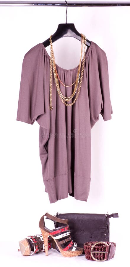 Clothes, Shoes and Accessories Stock Image - Image of glamor, glamour ...
