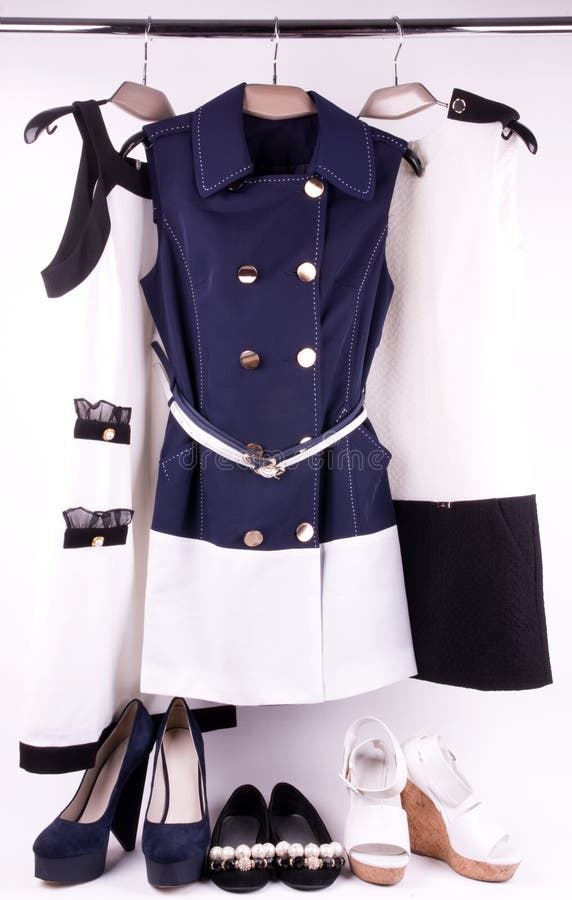 Clothes, Shoes and Accessories Stock Photo - Image of fashion, dress ...