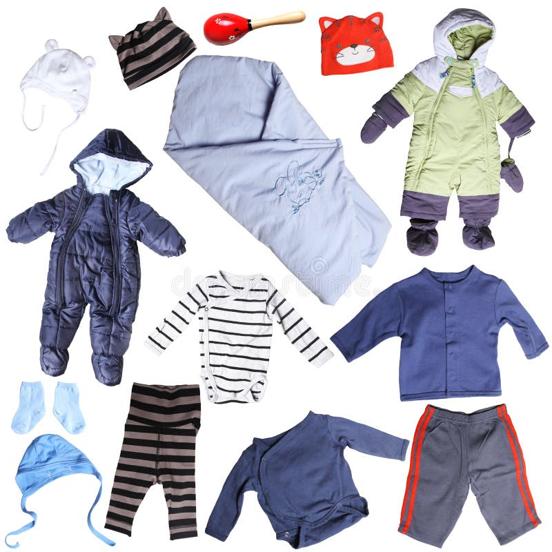 Clothes for small baby boy stock image. Image of child - 35966155