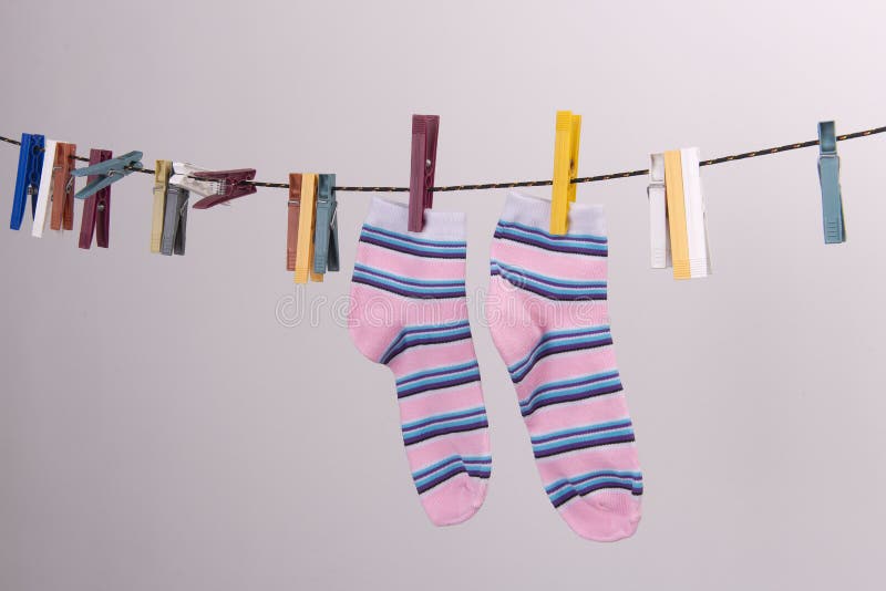 Clothes spin stock photo. Image of laundry, wire, banknotes - 56917840