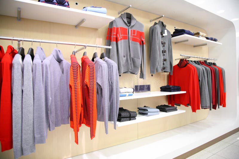 Clothes in store stock image. Image of commerce, activity - 7342405