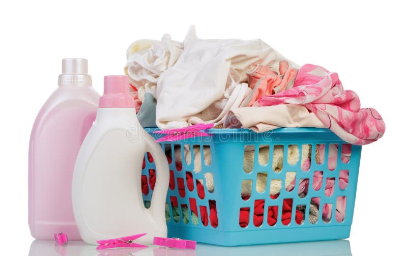 Clothes and washing powder stock image. Image of cloth - 63686639