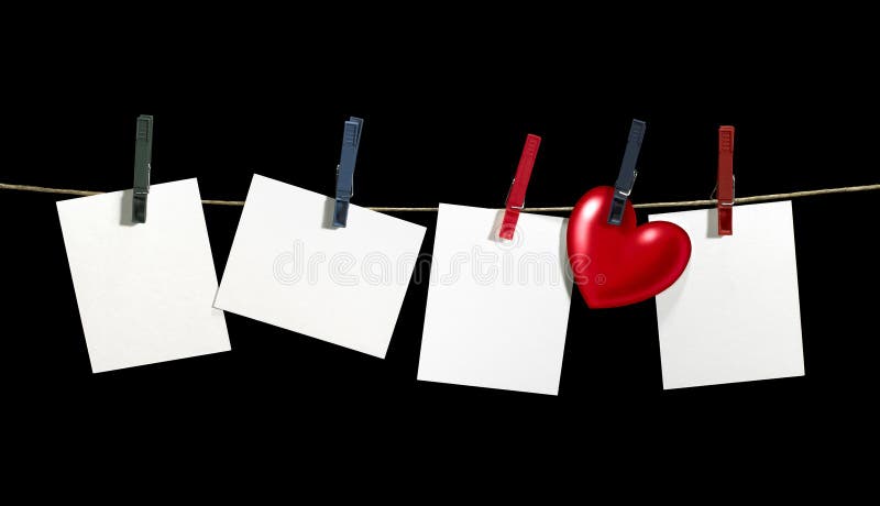 Clothesline and labels stock image. Image of correspondence - 23986901