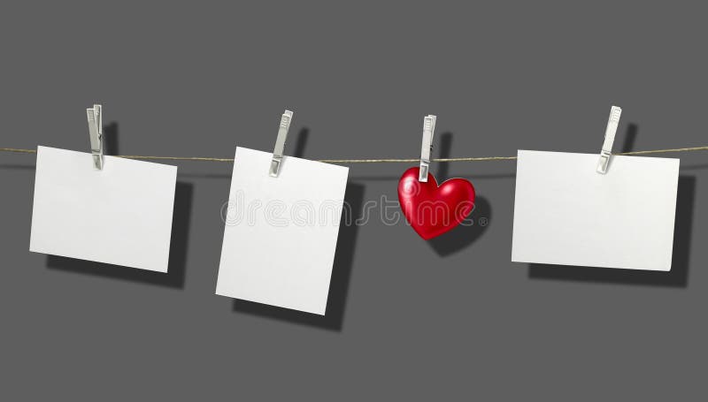 Clothesline and labels stock photo. Image of label, hanging - 27174490