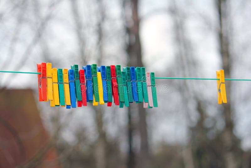 Clothespin stock photo. Image of cord, masses, clip, fasten - 14177686