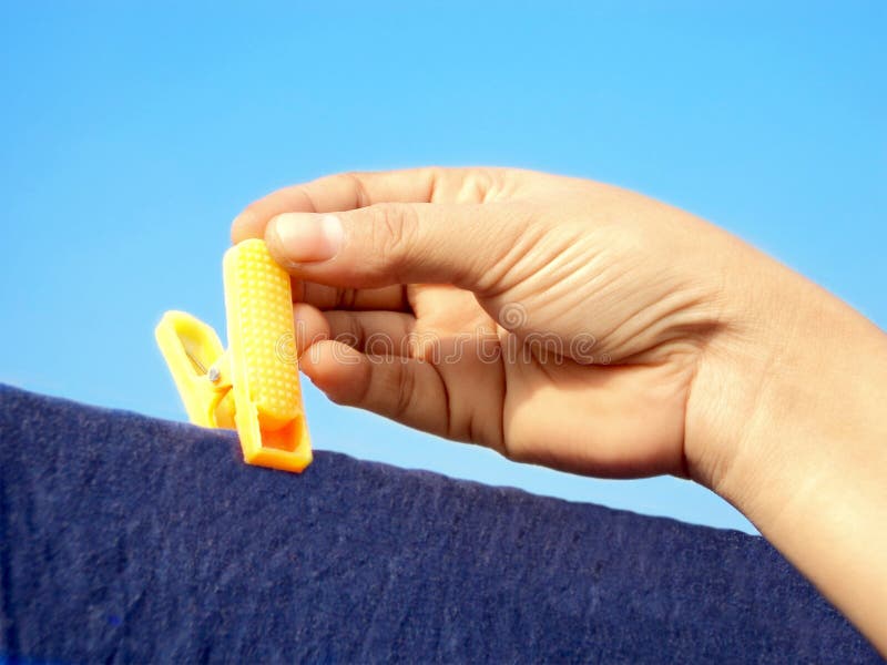 Clothespin stock photo. Image of women, yellow, clothespin - 28779942