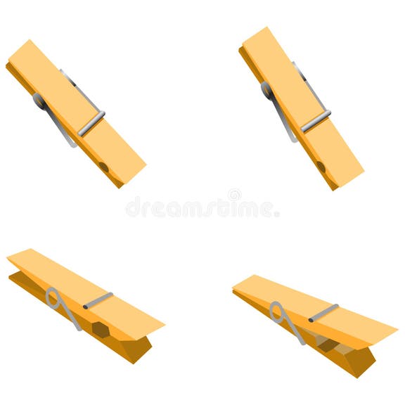 Clothespin Drawing Peg Stock Illustrations – 275 Clothespin Drawing Peg ...