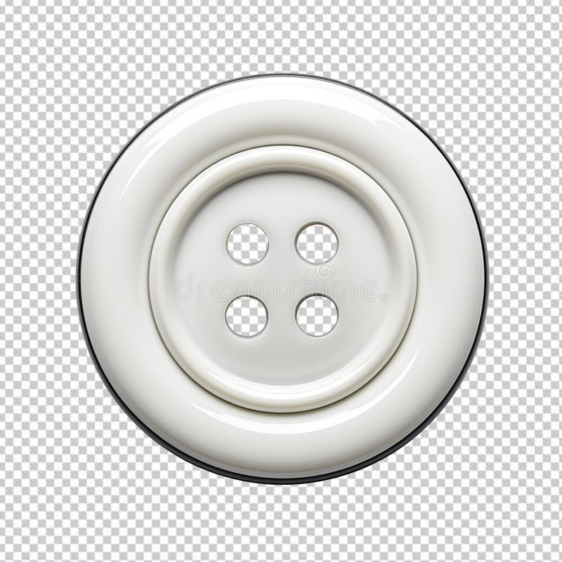 Clothing Button Isolated on Transparent Background Stock Photo ...