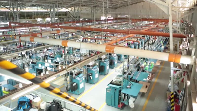 Clothing Factory Floor stock video. Video of industry - 76717085