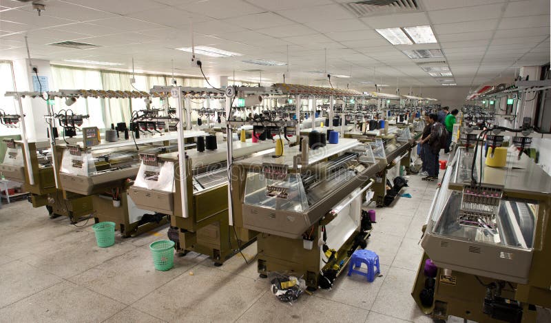 Clothing Factory Production Workshop Editorial Stock Image - Image of ...