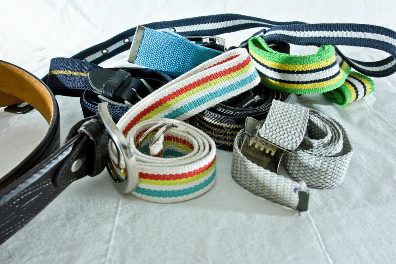 Clothing Fashion Style Clothing Belts Stock Photo - Image of clothes ...