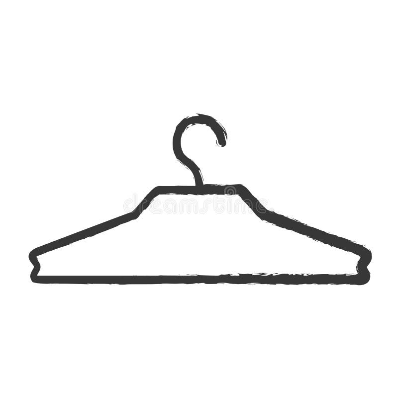 Clothing hanger hook stock vector. Illustration of clothes - 81071662