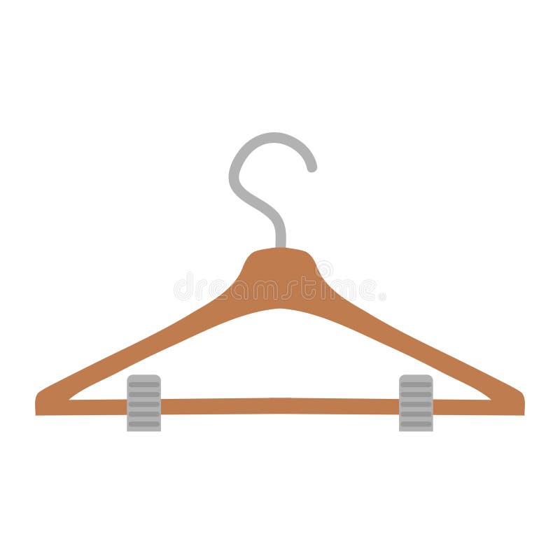Clothing Hanger Icon Image Vector Illustration Design Stock Vector ...