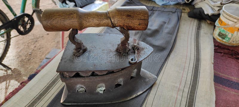 Clothing Iron Box without Power Supply Image Stock Photo - Image of ...